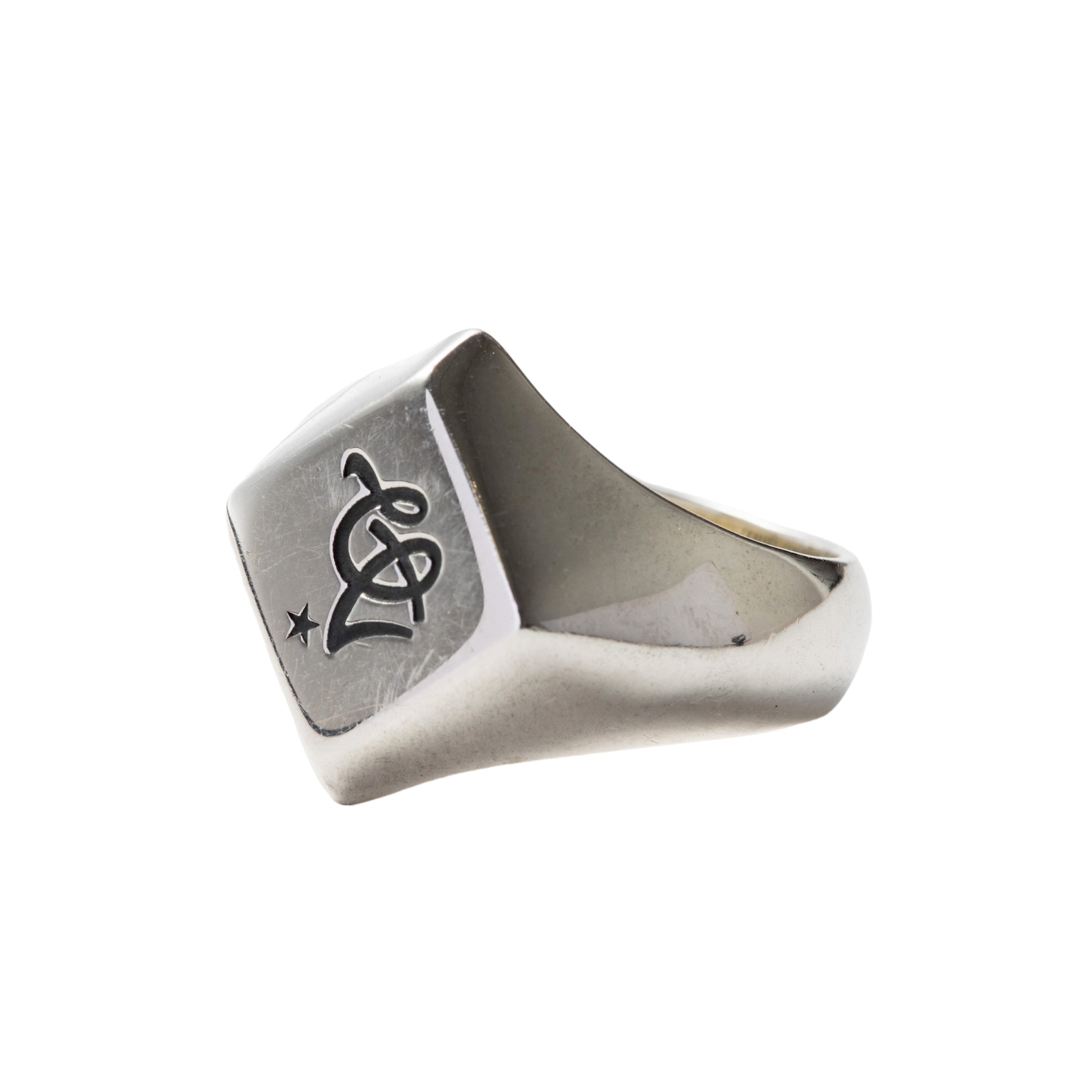 CAL LOGO DIAMOND CUT RING – CALEE ONLINE STORE