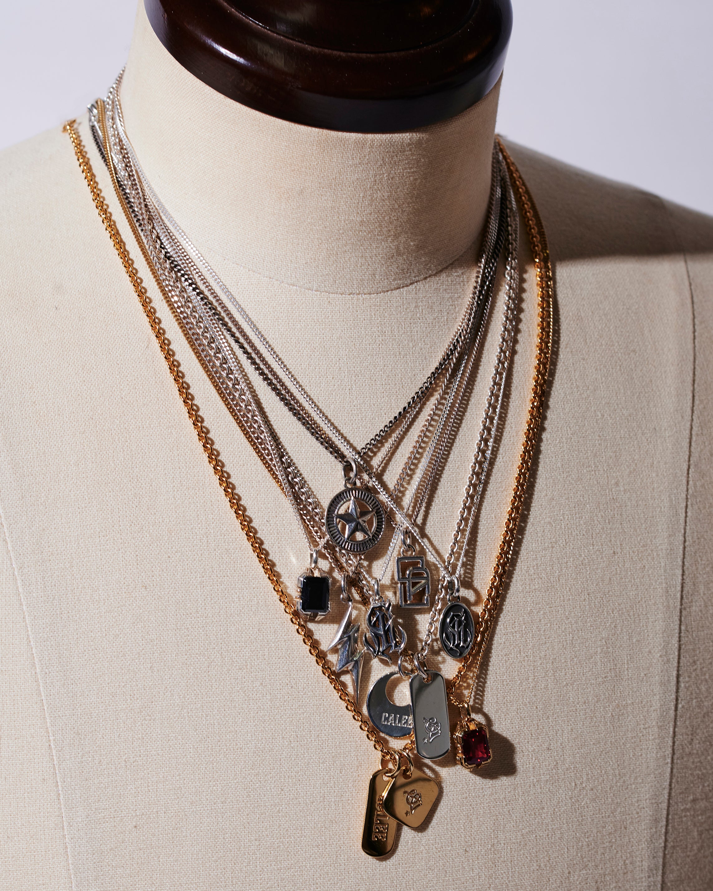 SILVER NECKLACE – CALEE ONLINE STORE